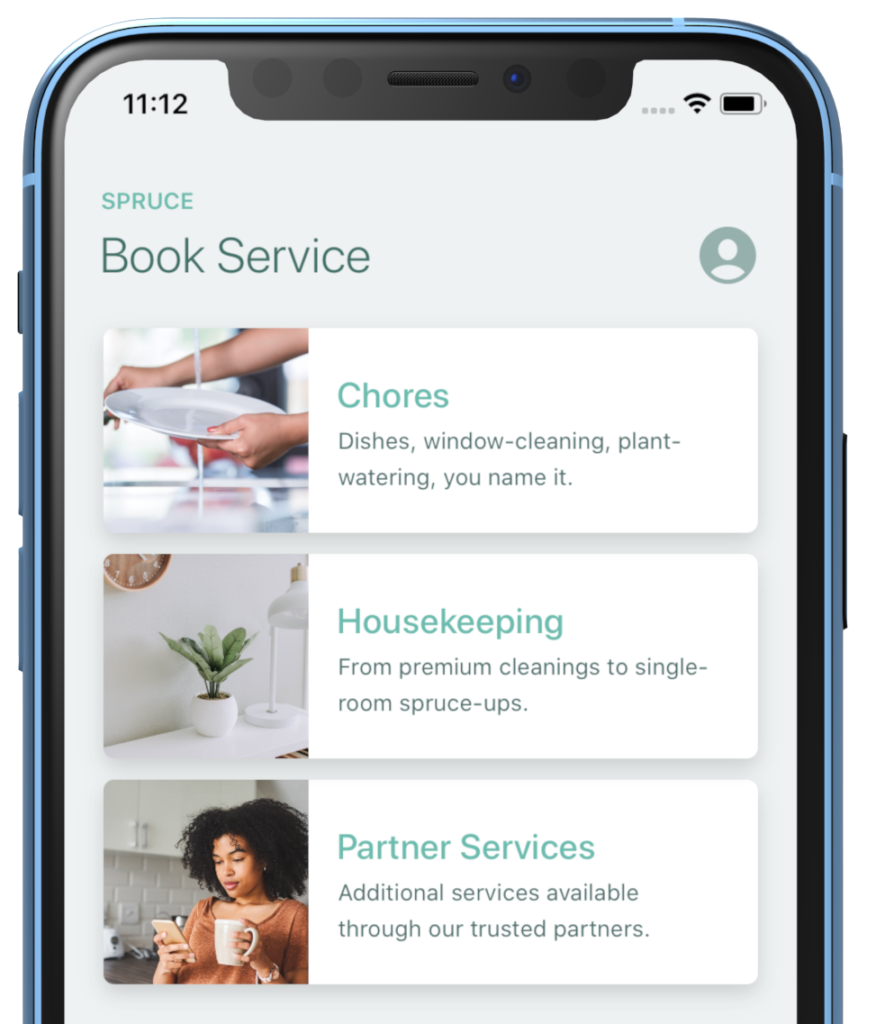 Book Chores and Cleanings on the Spruce App