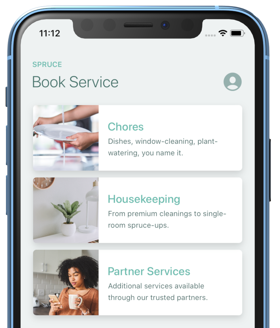 Book Chores and Cleanings on the Spruce App